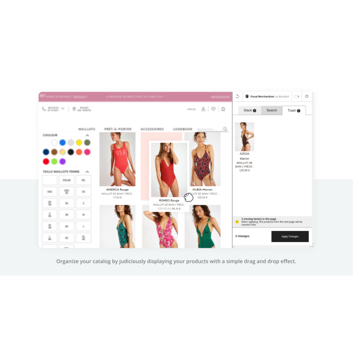 Front End Visual Merchandiser for Magento 2